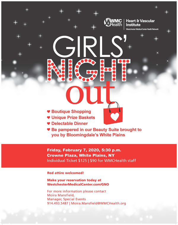 Westchester Medical Center Girls' Night Out | Navigation Westchester Medical Center Girls' Night Out | Navigation